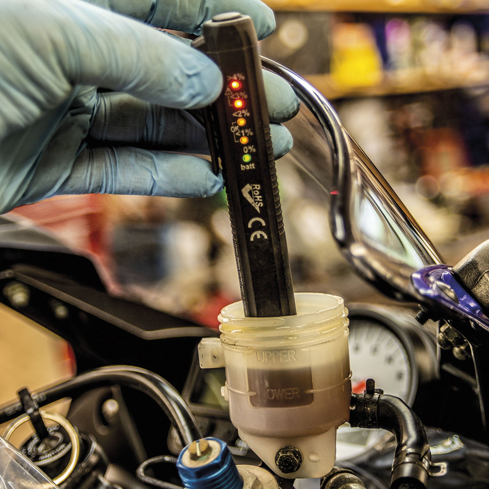 Electronic Brake Fluid Tester | Bikers Toolbox